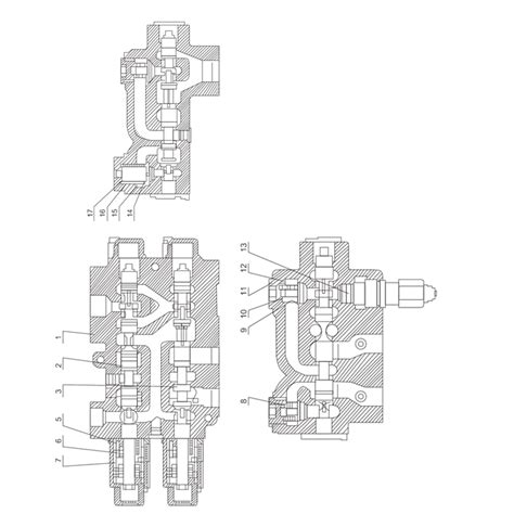 Sl W Fig Hydraulic Control Multiple Unit Valve Bqmachineryparts