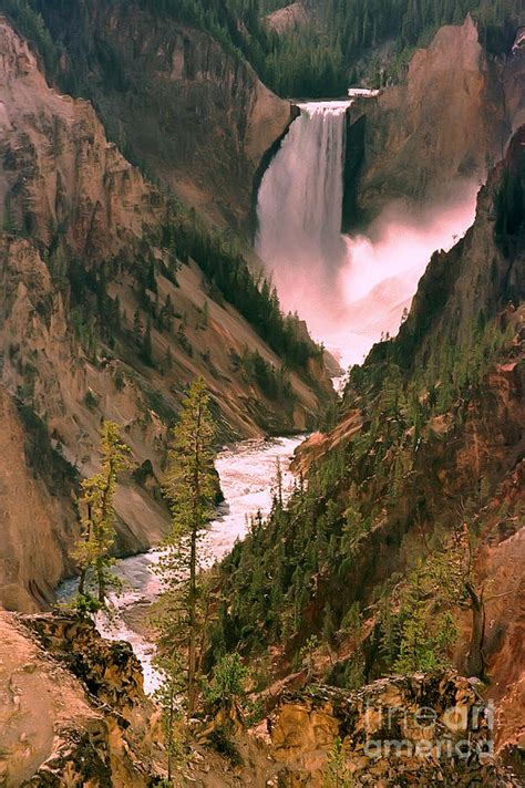 Upper Falls Yellowstone National Park Photograph By James Storm Fine