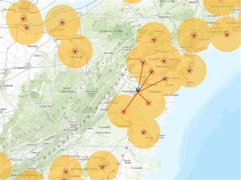 Nuclear Power Stations Map
