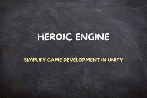 Heroic Engine Game Toolkits Unity Asset Store Mark Tsemma