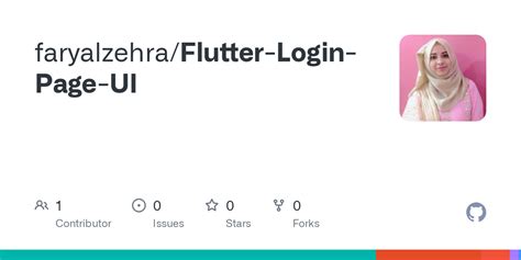 github faryalzehra flutter login page ui