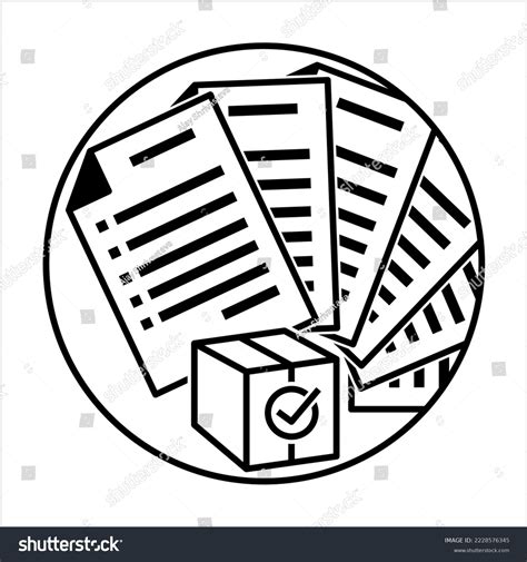 Delivery Note Icon Delivery Receipt Challan Stock Vector Royalty Free 2228576345 Shutterstock