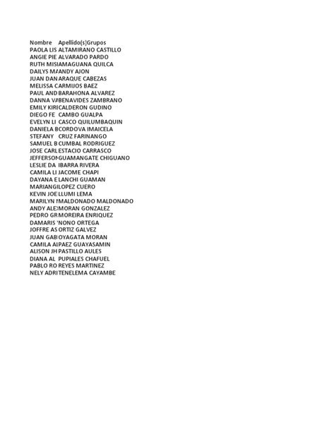 Courseid 390 Participants Pdf