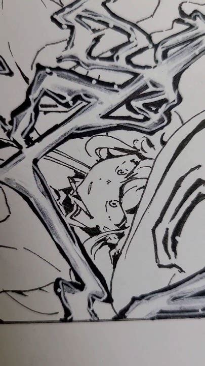 No 372 마법사 Vs 악귀 전투 42탄 손그림 칸만화 펜화 드로잉 Manga Pen Drawing Shorts Youtube