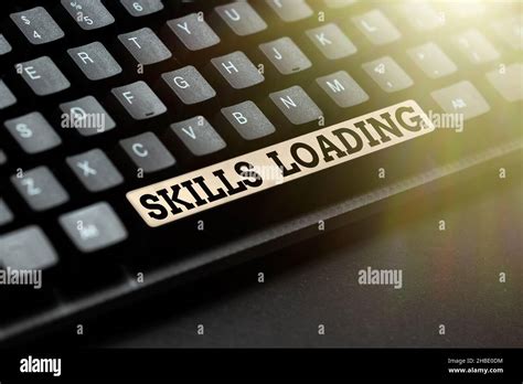 Conceptual Display Skills Loading Business Idea Points Out The Degree Of Difficulty When