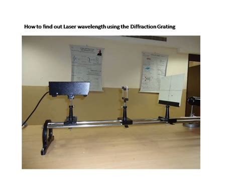 How To Find Laser Wavelength Using A Diffraction Grating In The Lab Diffraction Grating