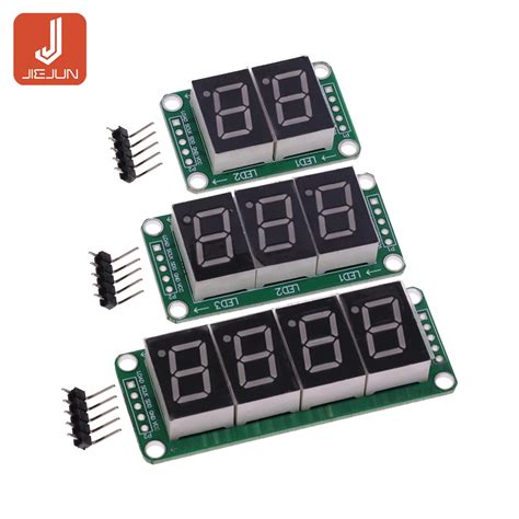 Red Digital Tube Module 74hc595 Static Drive 2 3 4 Segment Led Display