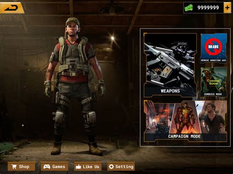 Cover Fire Game Main Menu Design Cover Fire Game Gui Game Gui Graphics Guru