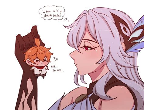 Muffin Parfaittastic Skirk Genshin Impact Tartaglia Genshin Impact Genshin Impact