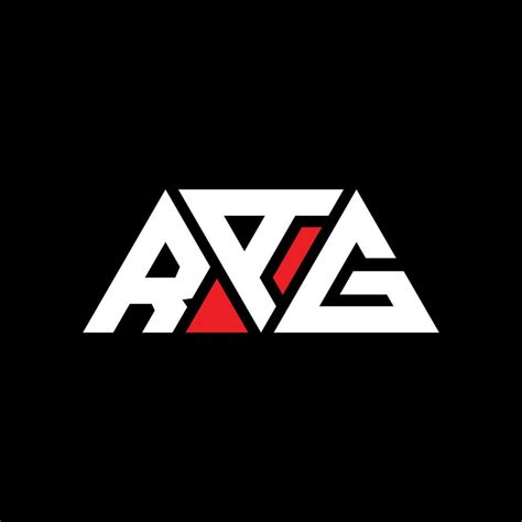 RAG Triangle Letter Logo Design With Triangle Shape RAG Triangle Logo Design Monogram RAG