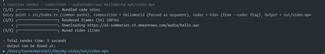 No Audio When Rendering Mp With H Codec Issue Remotion