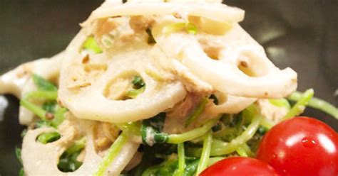 ごまマヨで♪豆苗と蓮根のツナサラダ By きちりーもんじゃ 【クックパッド】 簡単おいしいみんなのレシピが369万品