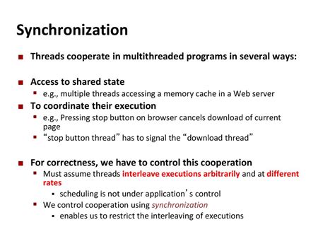 synchronization ppt download