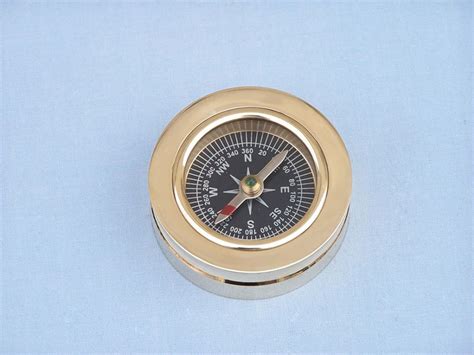 Wholesale Brass Paperweight Compass 3 Inch Wholesale Nautical Compass