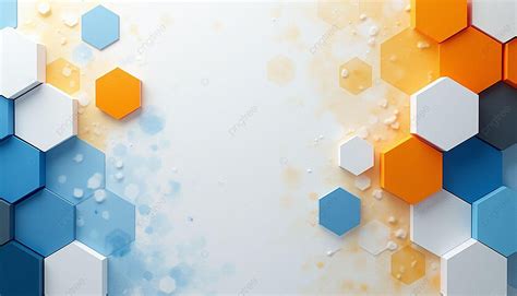 Abstract Geometric Hexagon Pattern 3d Technology Background Vector Illustration Abstract