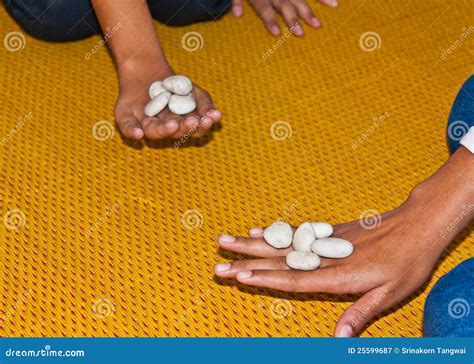 Playing Dibs Stock Image Image Of Jackstone Convention 25599687