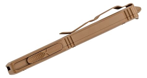 Microtech 121 2cta Ultratech Auto Otf Knife 346 Tan Cerakoted Drop