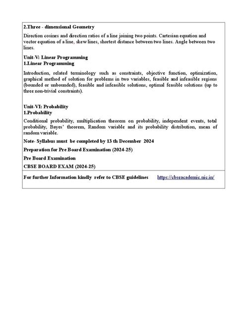 Edudel Syllabus Class 12 Math 2025 Pdf Aglasem
