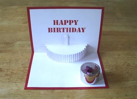 팝업생일케익카드 만들기2 팝업도안 Two Pop Up Birthday Cake Card Making 동영상 팝업 생일카드 만드는 법 Paper Illustration