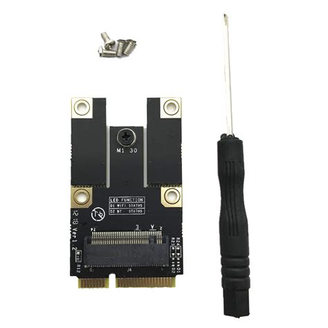 M2 Ngff Tarjeta Wlan Wifi Módulo A Mini Pci E Express Antena