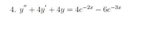 Solved Find The Complementary Solution First Then The Chegg Com