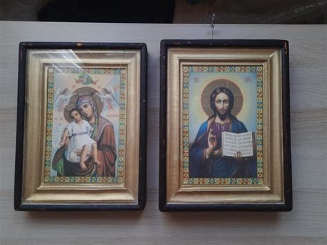 Пара ікон під склом — ціна 150 грн у каталозі Ікони Купити товари для дому та побуту за