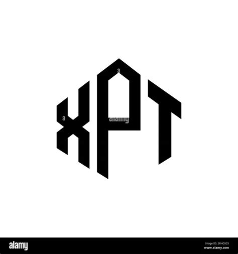 Xpt Letter Logo Design With Polygon Shape Xpt Polygon And Cube Shape