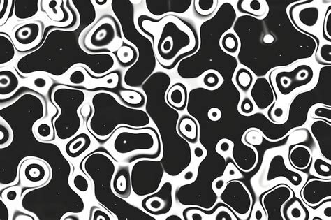 Premium Ai Image Monochrome Abstract Background With Bubbles