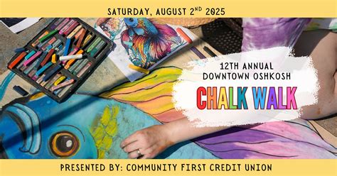 Downtown Oshkosh Chalk Walk 2025