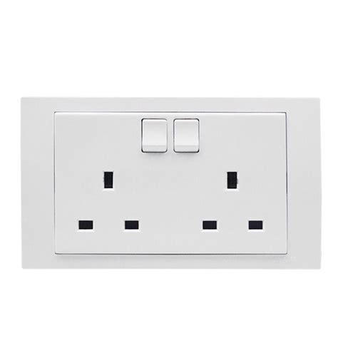 Schneider Vivace 13a 250v Twin Gang Switch Socket Kb25 Lazada