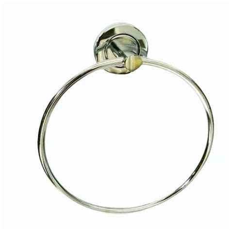 Silver Round Bathroom Towel Ring At 55 Piece In Aligarh ID 26217181012