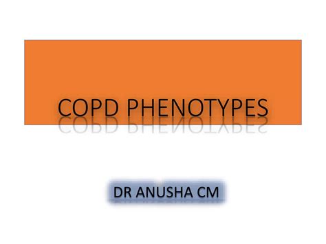 Copd Phenotypes Pptx