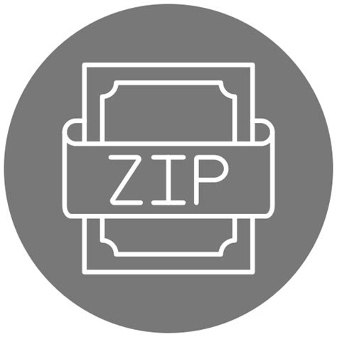 Zip Generic Flat Icon