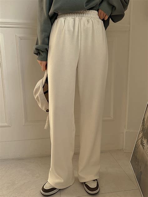 리리앤코 25 36 1천장 돌파 숏롱 밴크러 밍크기모 스판 밴딩 와이드 팬츠 겨울데일리룩데이트룩캐주얼룩빅사이즈36사이즈자체제작와이드조거밍크