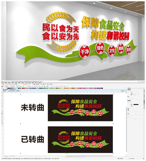 校园食品安全文化墙学校展板宣传展板模板设计模板汇图网