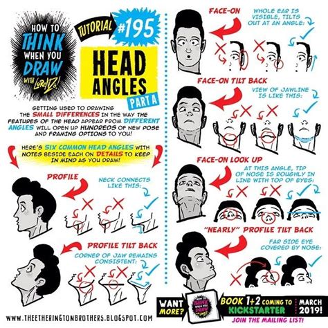Heres How To Think When You Draw Head Angles Tutorial Part One For