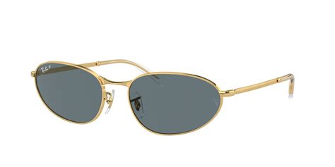 Arista Gold Sunglasses In Dark Blue And Rb3734 Rb3734 Ray Ban®