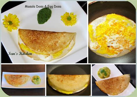 Masala Dosa And Egg Dosa Recipe By San Cookeatshare