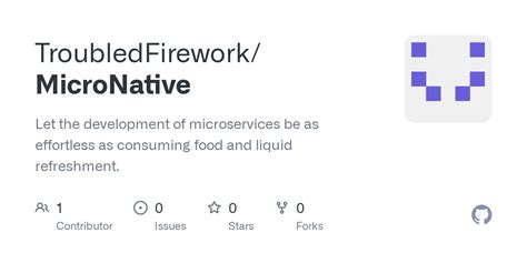 Github Troubledfirework Micronative Let The Development Of Microservices Be As Effortless As