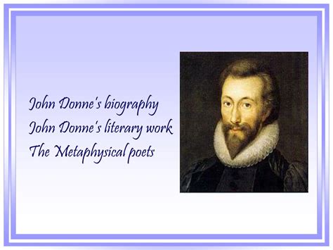 Ppt John Donne Powerpoint Presentation Free Download Id5103635
