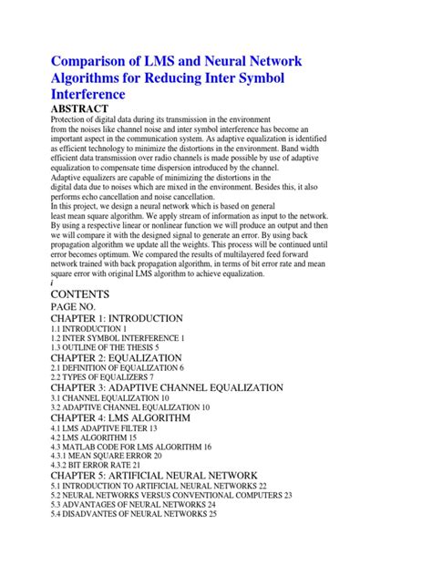 comparison of lms and neural network pdf artificial neural network