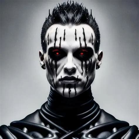 Photorealistic Dark Horror Androgynies Male Of With OpenArt