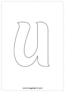 Letra U Para Imprimir Imagenes12