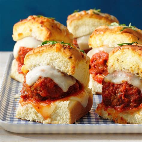 Cheesy Meatball Sliders Recipe How To Make It