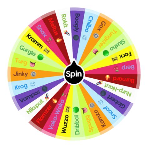 Mixels 2015 Spin The Wheel Random Picker