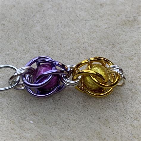 Captured Bead Chainmaille Photo Tutorial Artofit