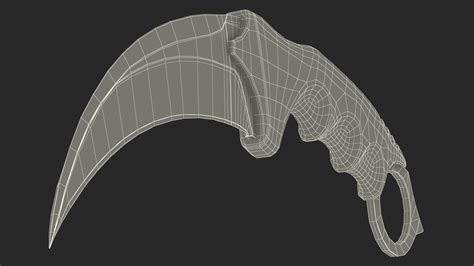 Hunting Karambit Knife Steel 3d Model 19 3ds Blend C4d Fbx Max