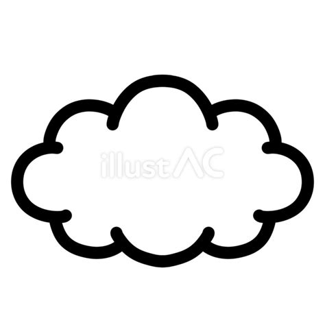 雲のマークイラスト No 23268021｜無料イラスト・フリー素材なら「イラストac」