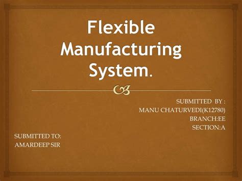 Manu Facturing Ppt Pptx Manufacturing Industry Industries