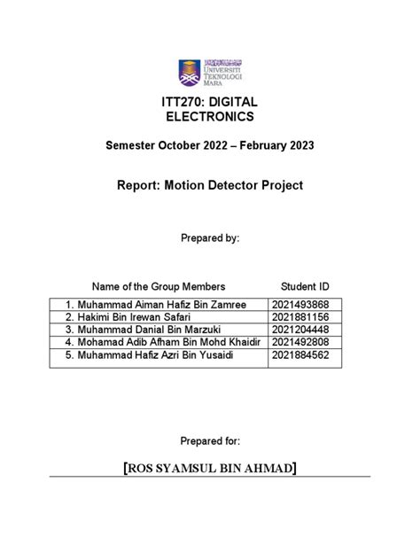 Itt270 Report Download Free Pdf Computer Engineering Computer